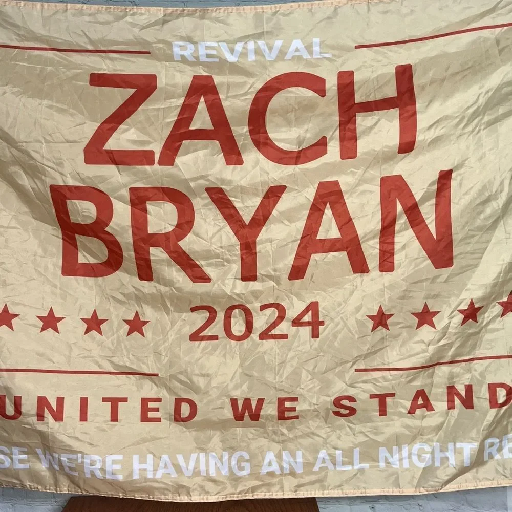 TikTok Shop | Wall Decor | Zach Bryanflag 224 United We Stand Tour ...